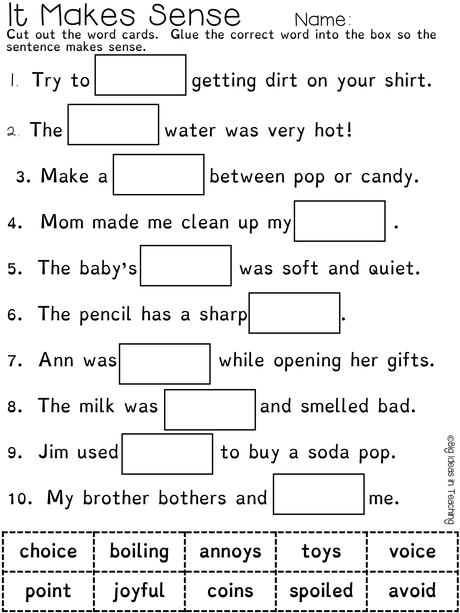 Vowels Team | Worksheet Zone