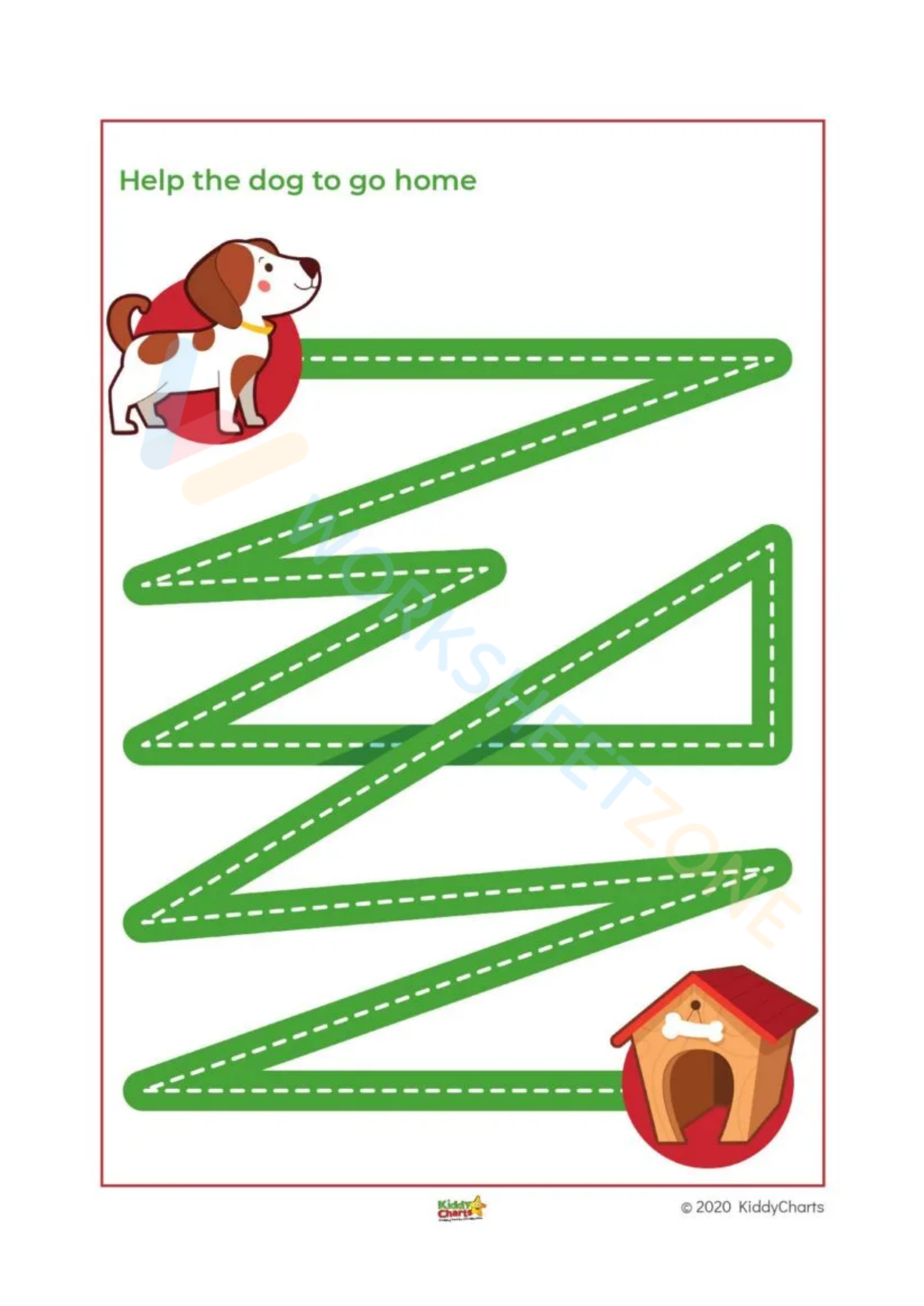 fine motor skills pencil control worksheets 6 | Worksheet Zone
