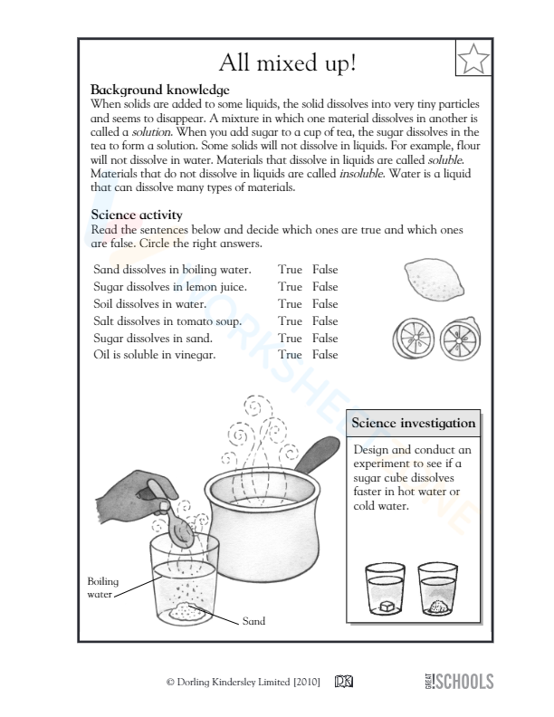All mixed up | Worksheet Zone