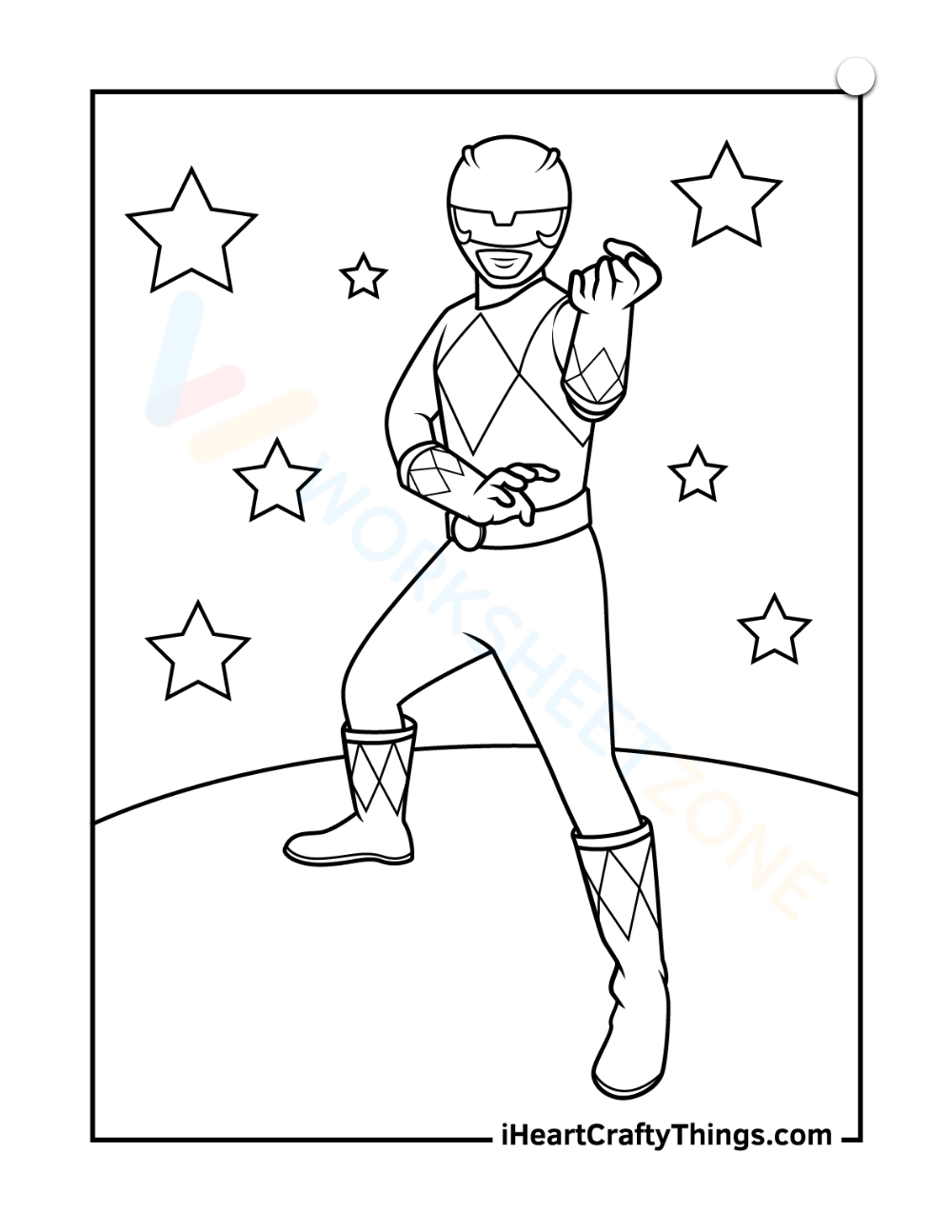 Black Ranger | Worksheet Zone