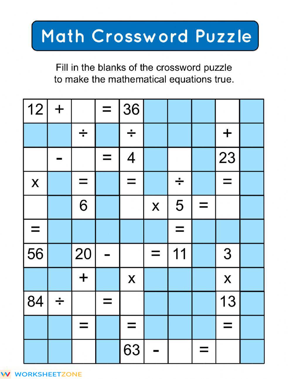 Math 2 | Worksheet Zone