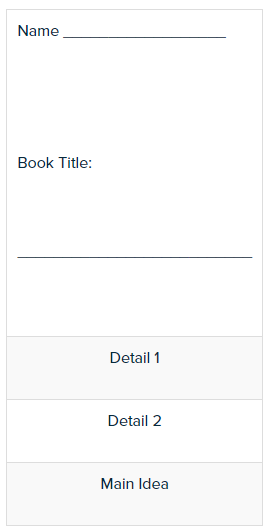 Identifying Main Idea And Details In Informational Text (L-1-1-3) Lesson Plan