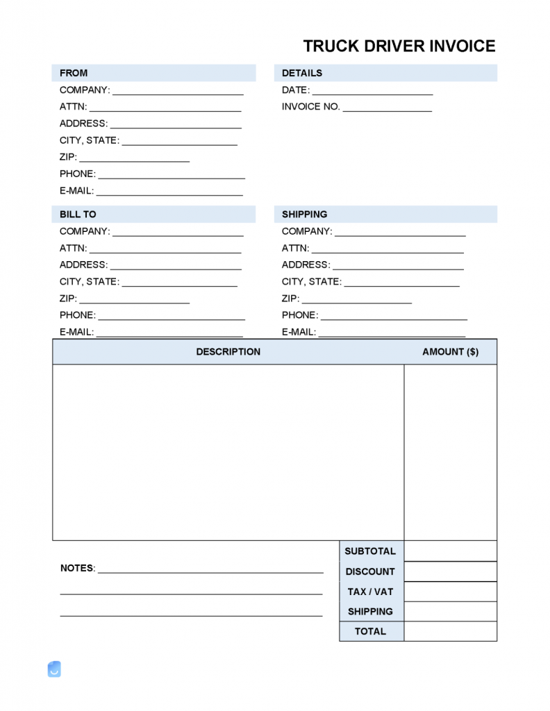 10+ Trucking Invoice Templates to Simplify Your Billing