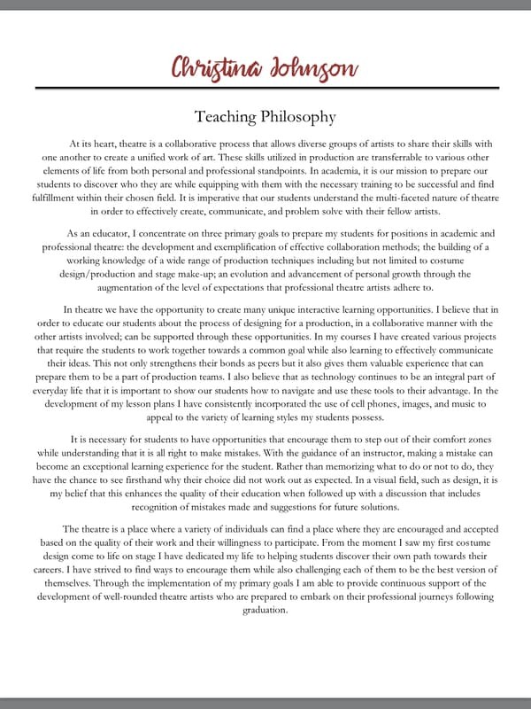 Philosophy of Education Examples for Inspired Teaching