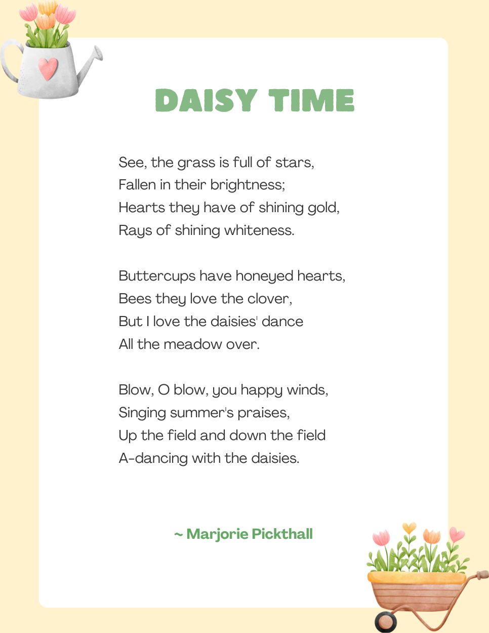 10+ Spring Poems for Kids: Bring Blossom into Poetry