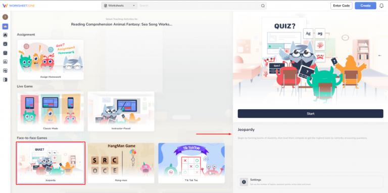 Worksheetzone's Jeopardy Game: Guide To Level Up Your Lesson