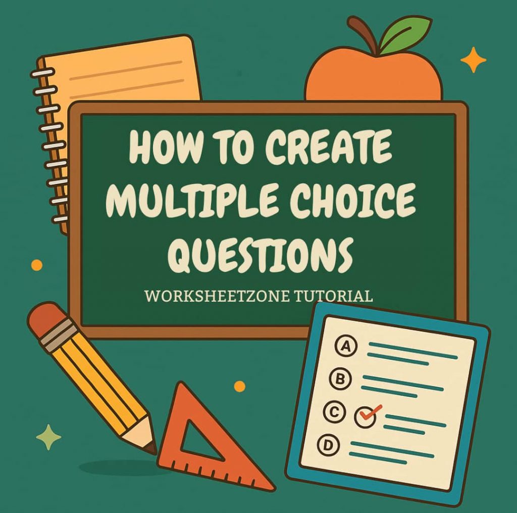 How to Generate a Fill in The Blank Quiz? - Worksheetzone Tutorial