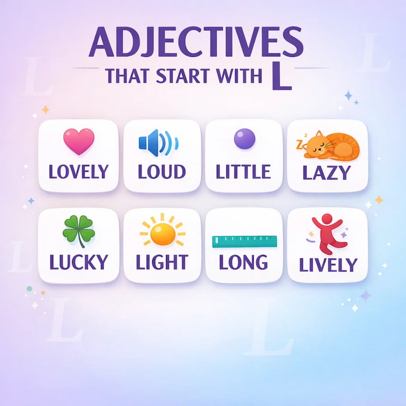 260+ Adjectives That Start With L: Improve Your Vocabulary