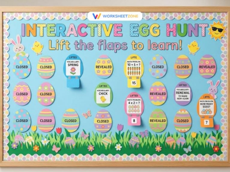 14. Interactive egg hunt