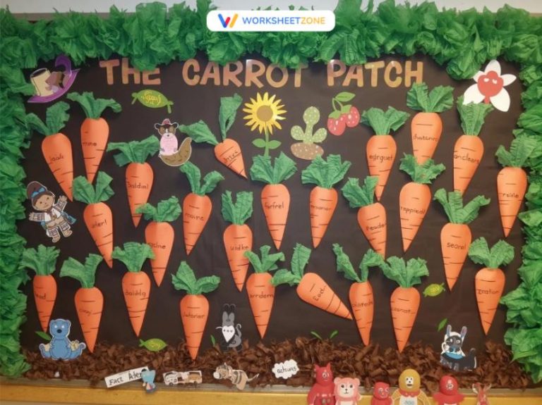 7. The carrot patch