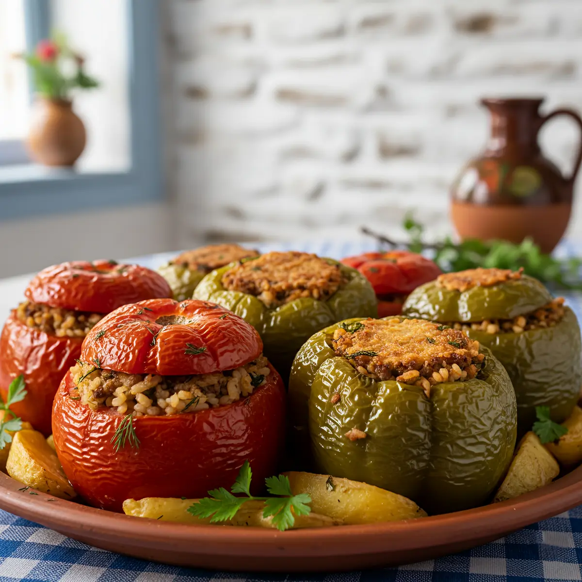 Gemistá: Greek Stuffed Tomatoes & Peppers | Travel S Helper