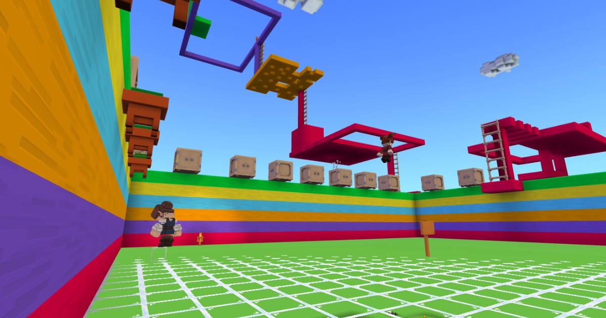 race parkour but easy levels!!!! | Worlds FRVR