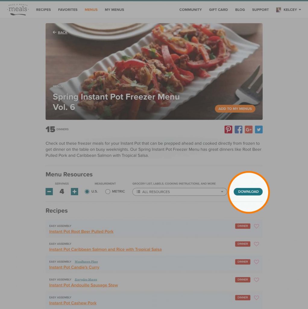 How to Create a Custom Freezer Meal Plan