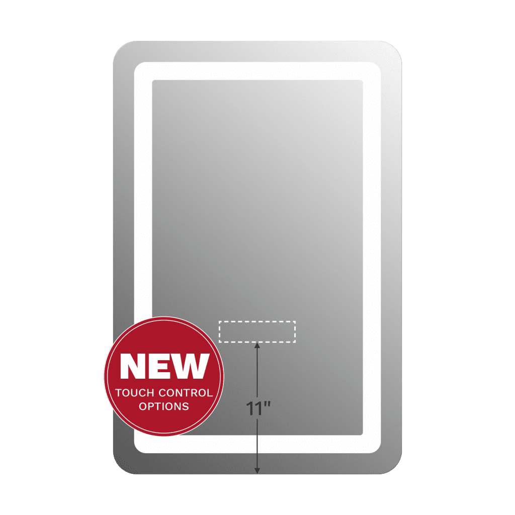 Séura Lighted Rounded Rectangle Vanity Mirrors