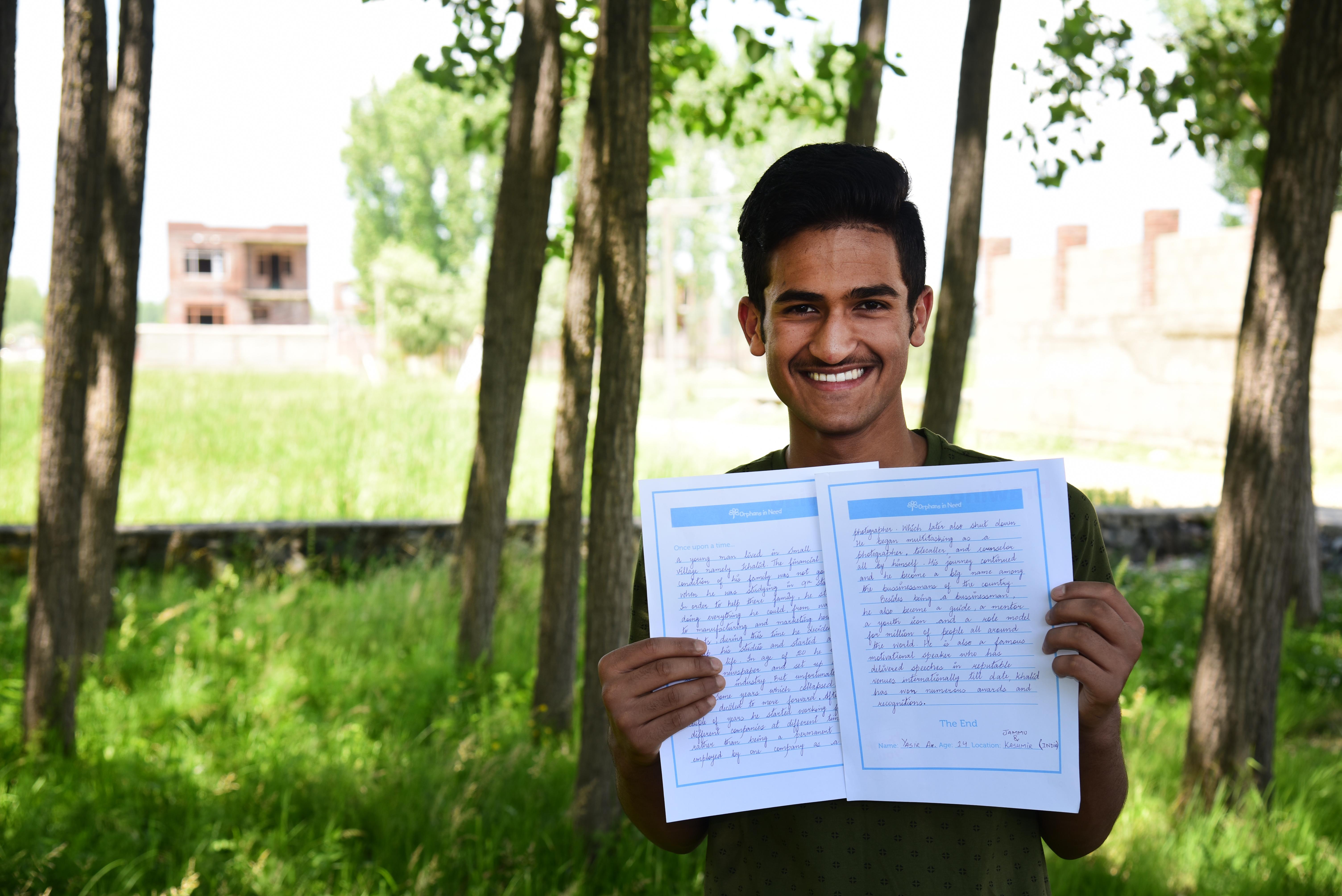 Orphan's in Need — National Writing Day Celebration