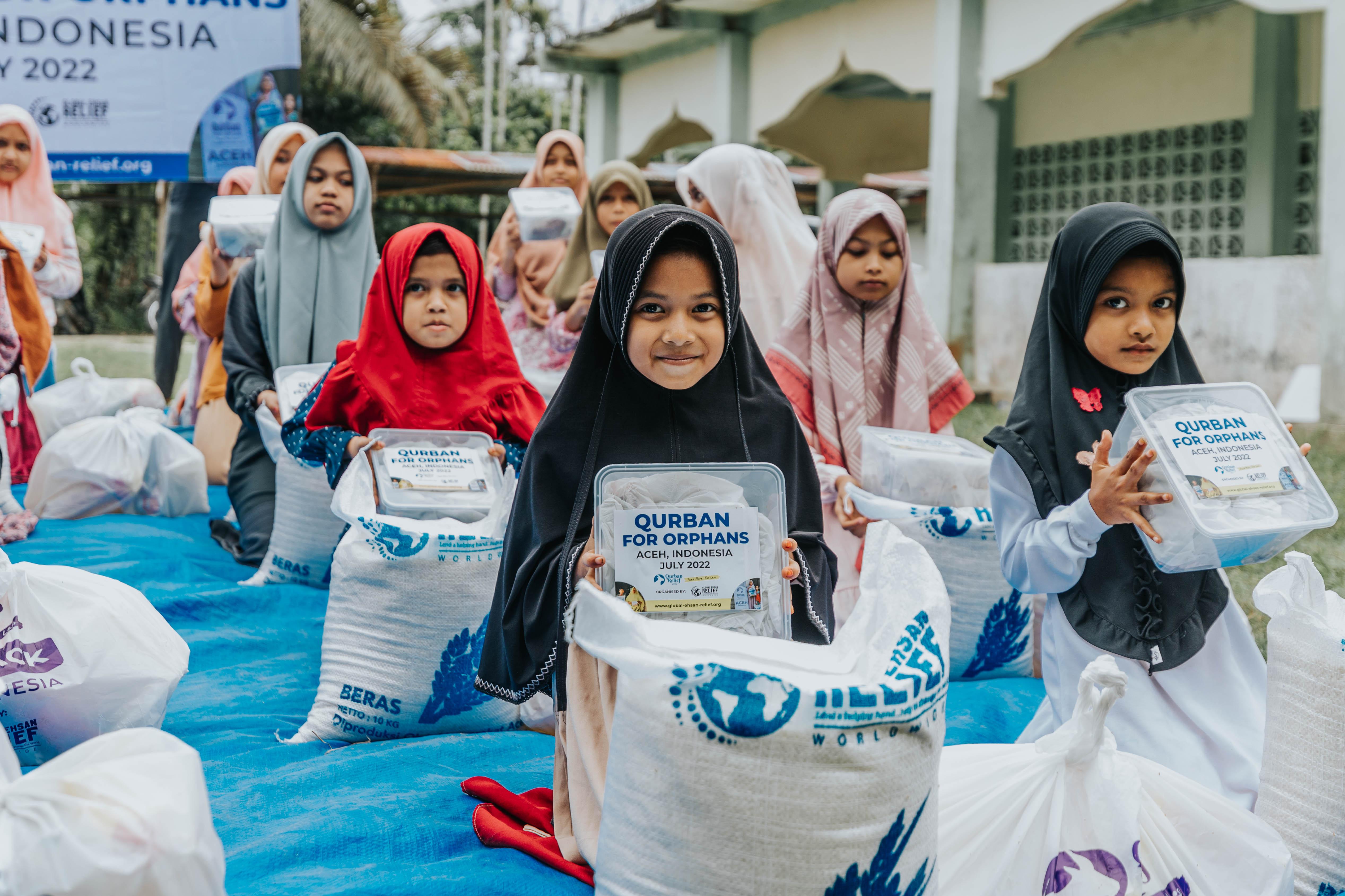 My Qurban with Orphans in Aceh - Global Ehsan Relief