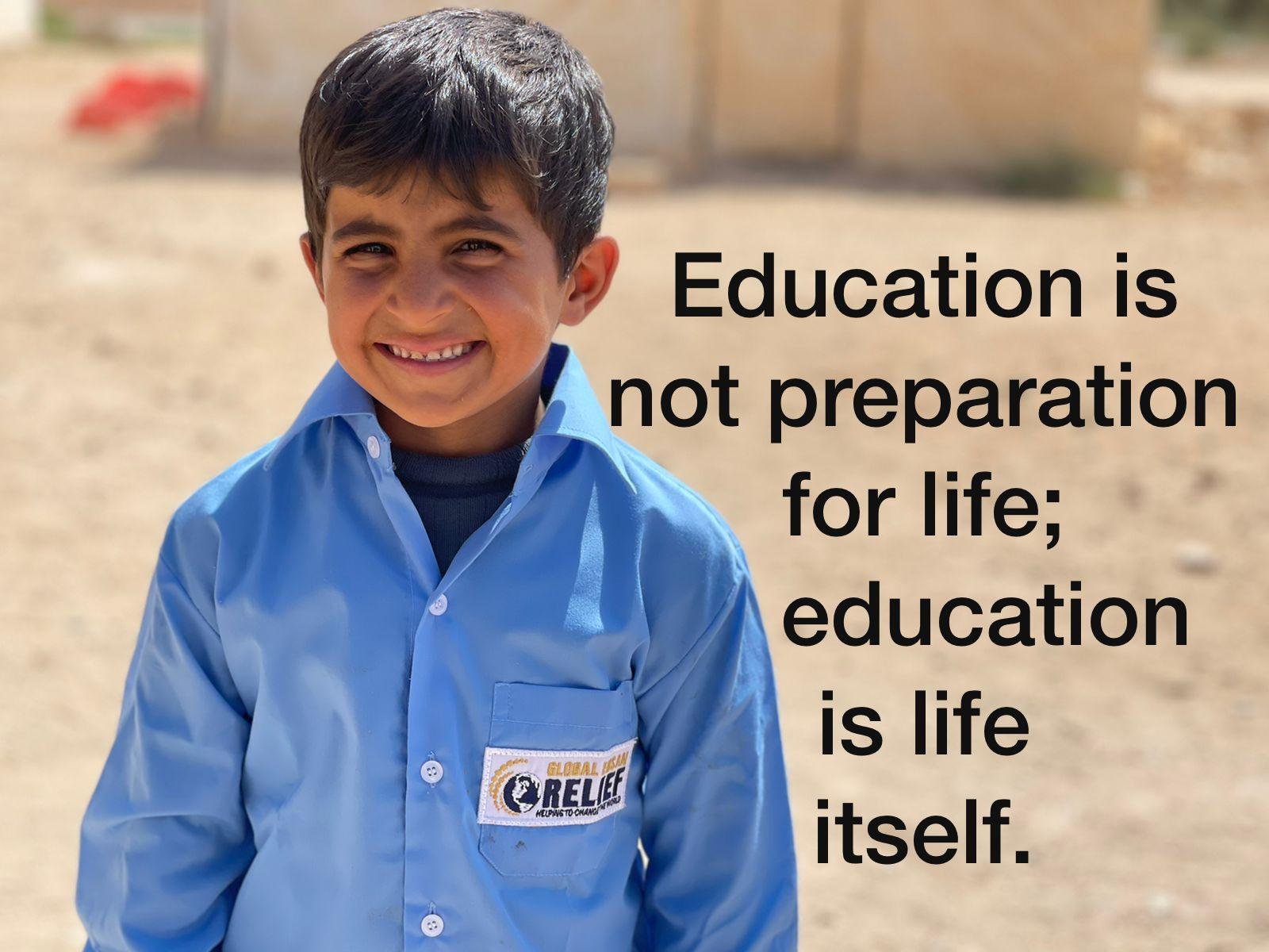 Education: Bringing Hope to Refugee Children - Global Ehsan Relief
