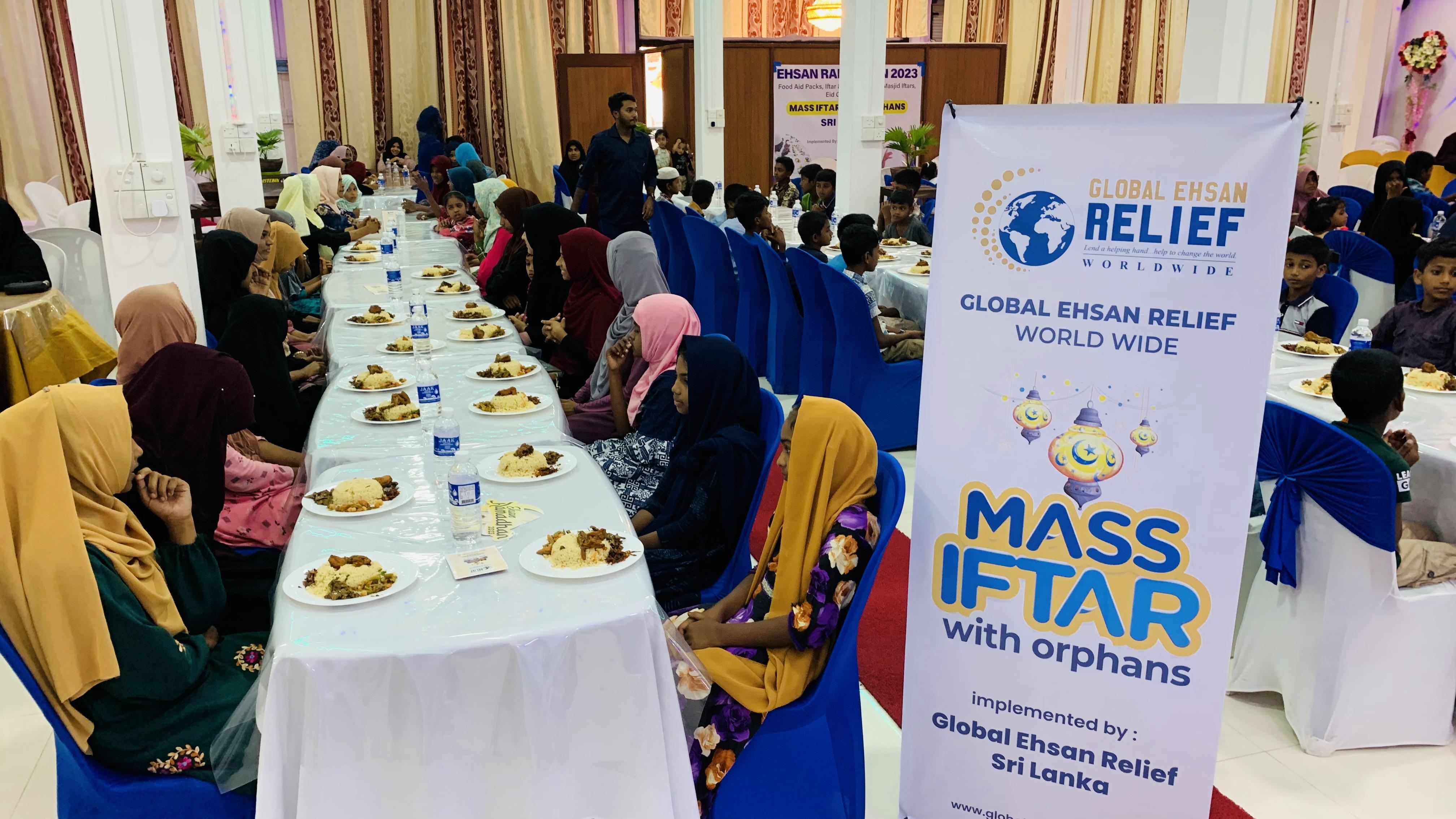 Bringing Joy: Mass Iftar with Orphans in Sri Lanka
