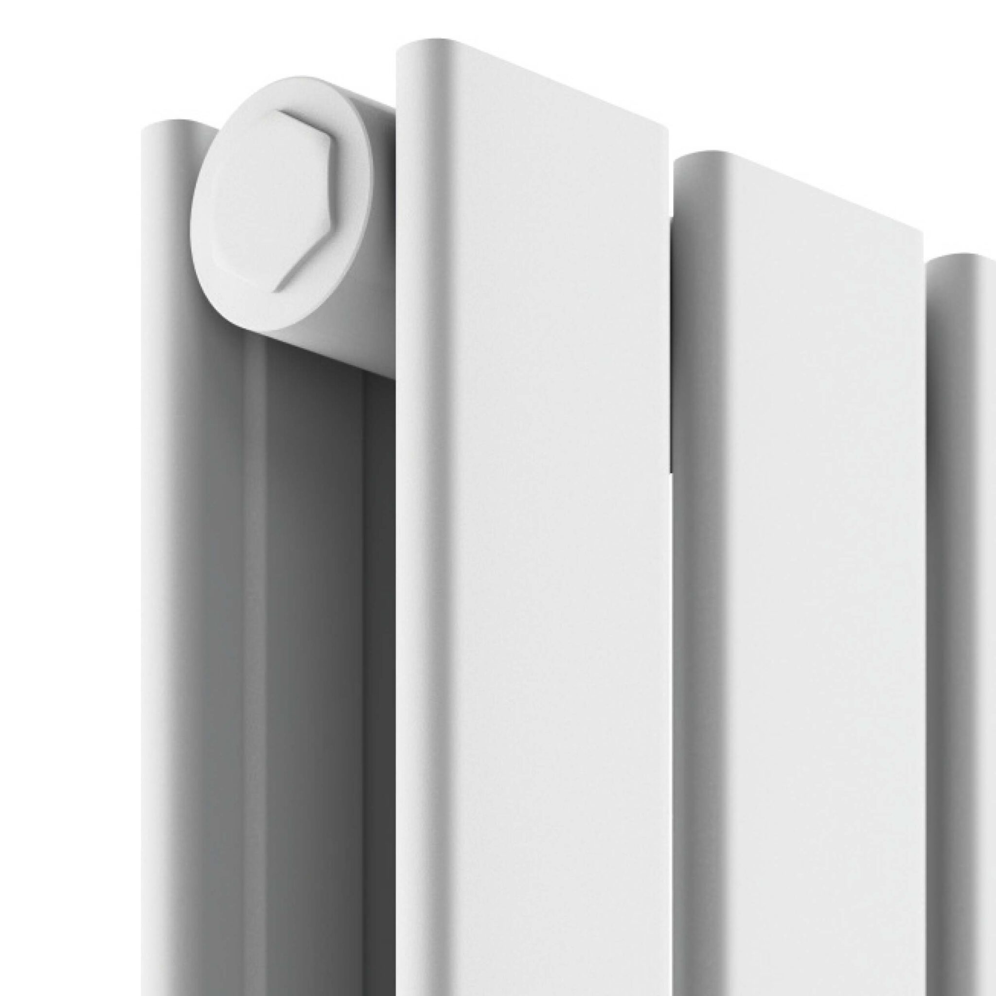 Bravo Double Vertical Designer Radiator - White - Get My Taps