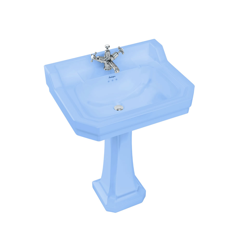 Burlington Bespoke Edwardian 61cm Basin with Standard Pedestal ...