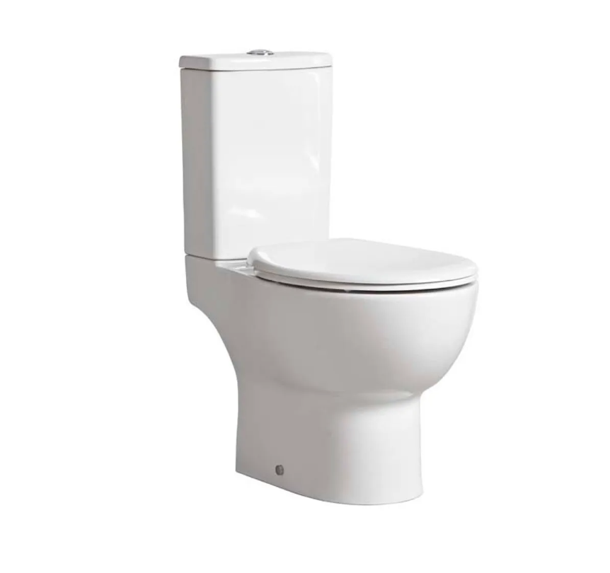 Loft Rimless Open Back Close Coupled WC & Seat - Get My Taps