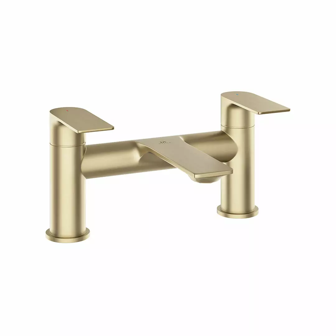 MyLife Kallan Bath Filler - Brushed Brass - Get My Taps MyLife Kallan Bath Filler - Brushed Brass - Get My Taps