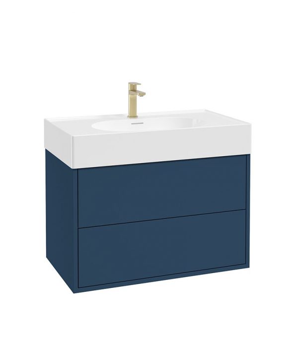 Sonas Living Pulse 800mm LED 2 Drawer Wall Hung Vanity Unit & Basin ...