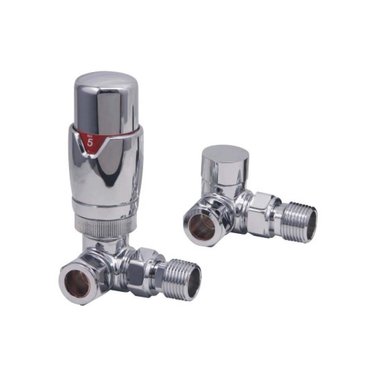 Designer Corner Valves (Pair) - Chrome - Get My Taps