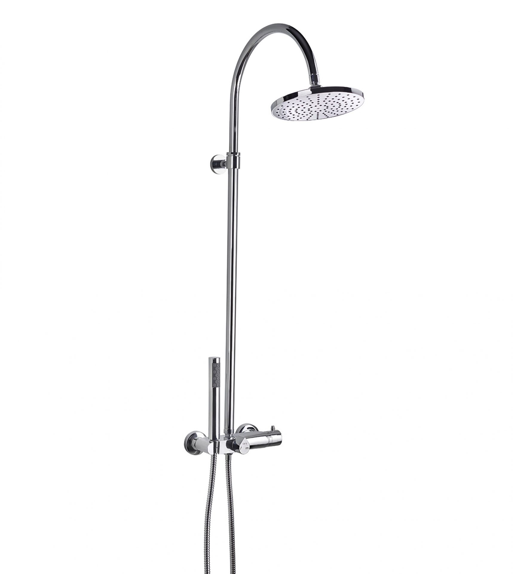 Fusion Shower Column - Chrome - Get My Taps