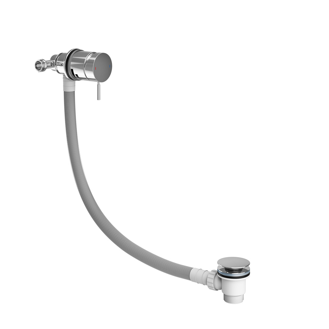 MyLife Bath Filler with Control Valve, Sprung Waste & Overflow - Chrome ... MyLife Bath Filler with Control Valve, Sprung Waste & Overflow - Chrome ...