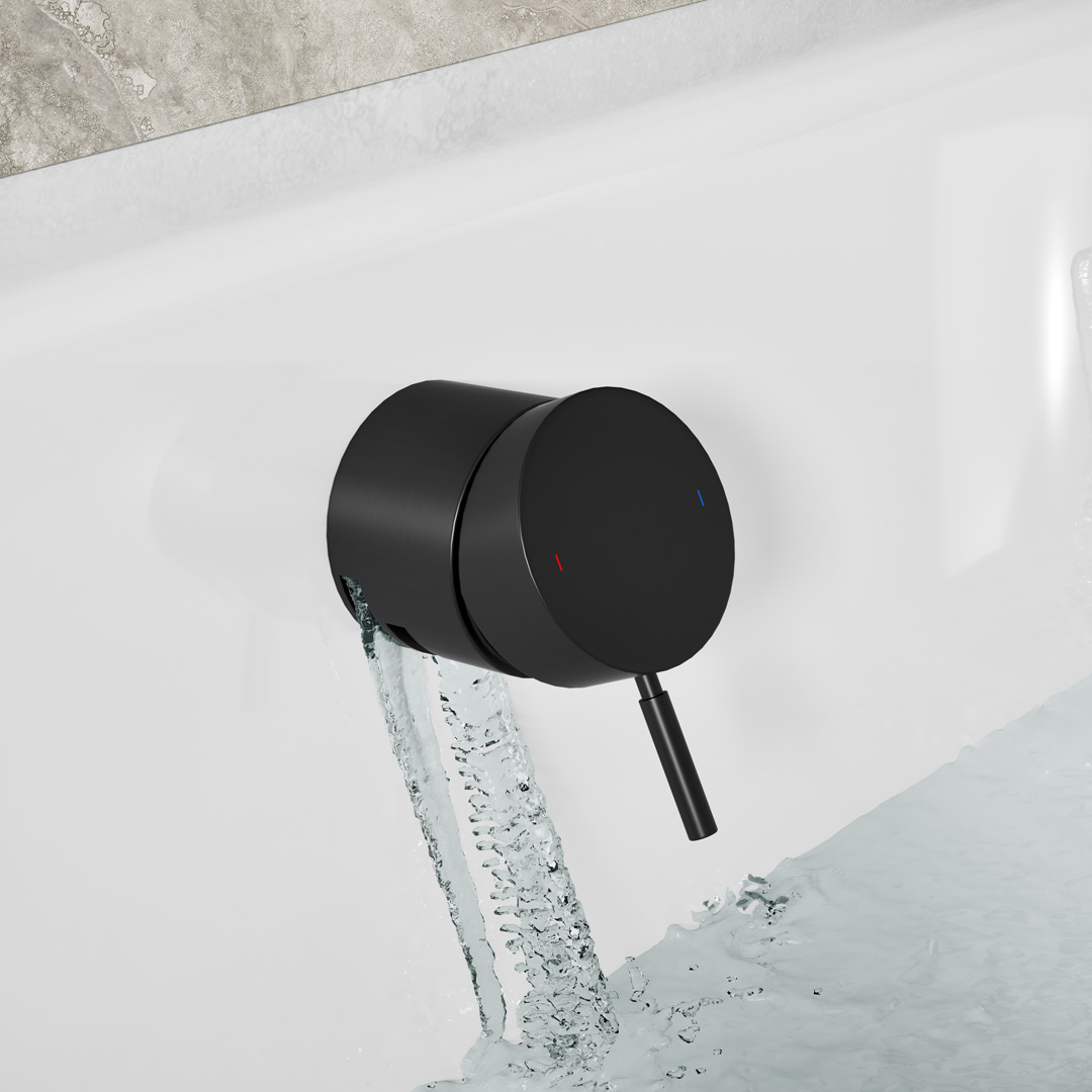 MyLife Bath Filler with Control Valve, Sprung Waste & Overflow - Matt ... MyLife Bath Filler with Control Valve, Sprung Waste & Overflow - Matt ...