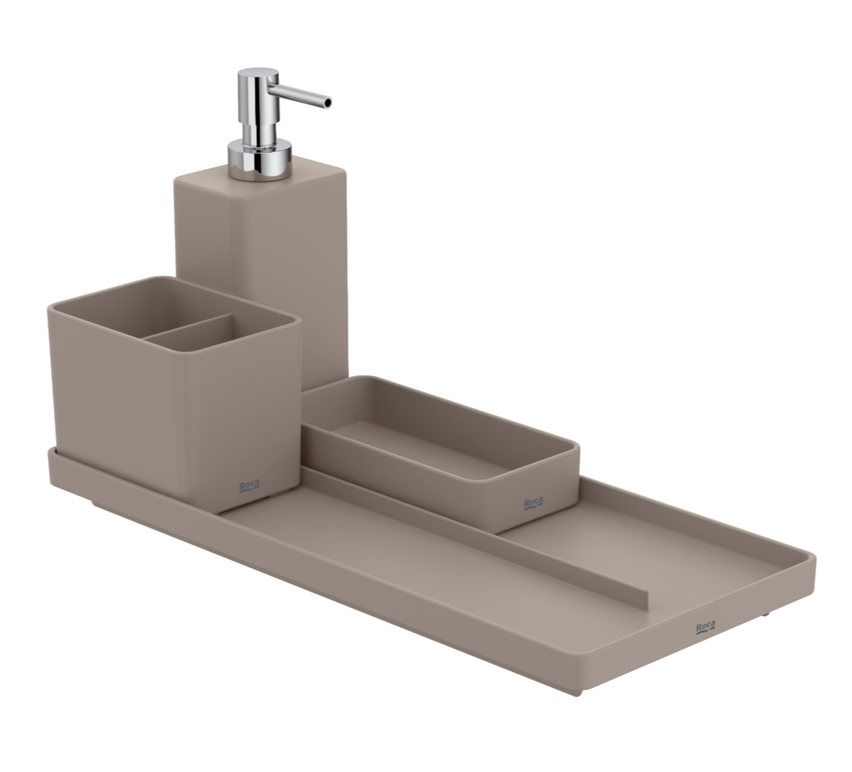Roca Ona Container - Sand Grey - Get My Taps