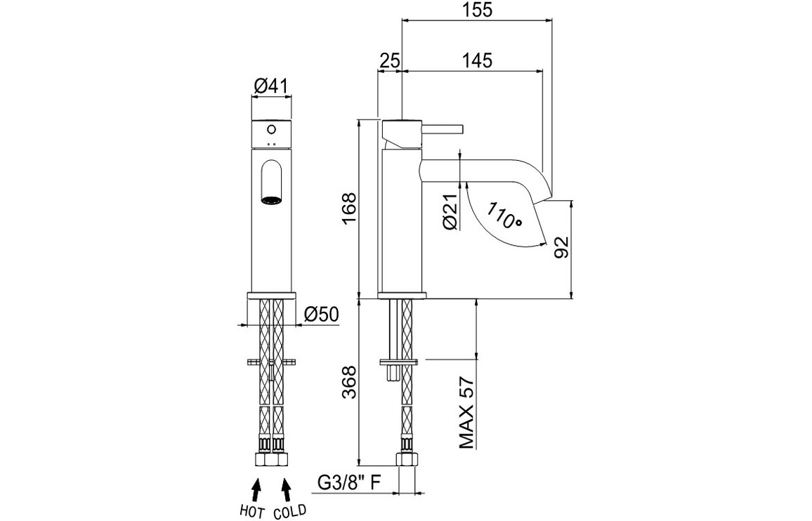 Vema Maria Basin Mixer - Chrome - Get My Taps