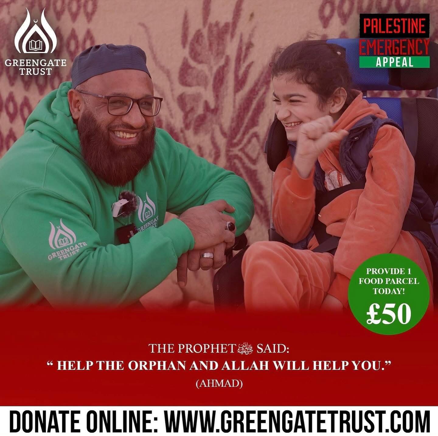 Mo’s fundraiser for Palestine - Greengate Trust