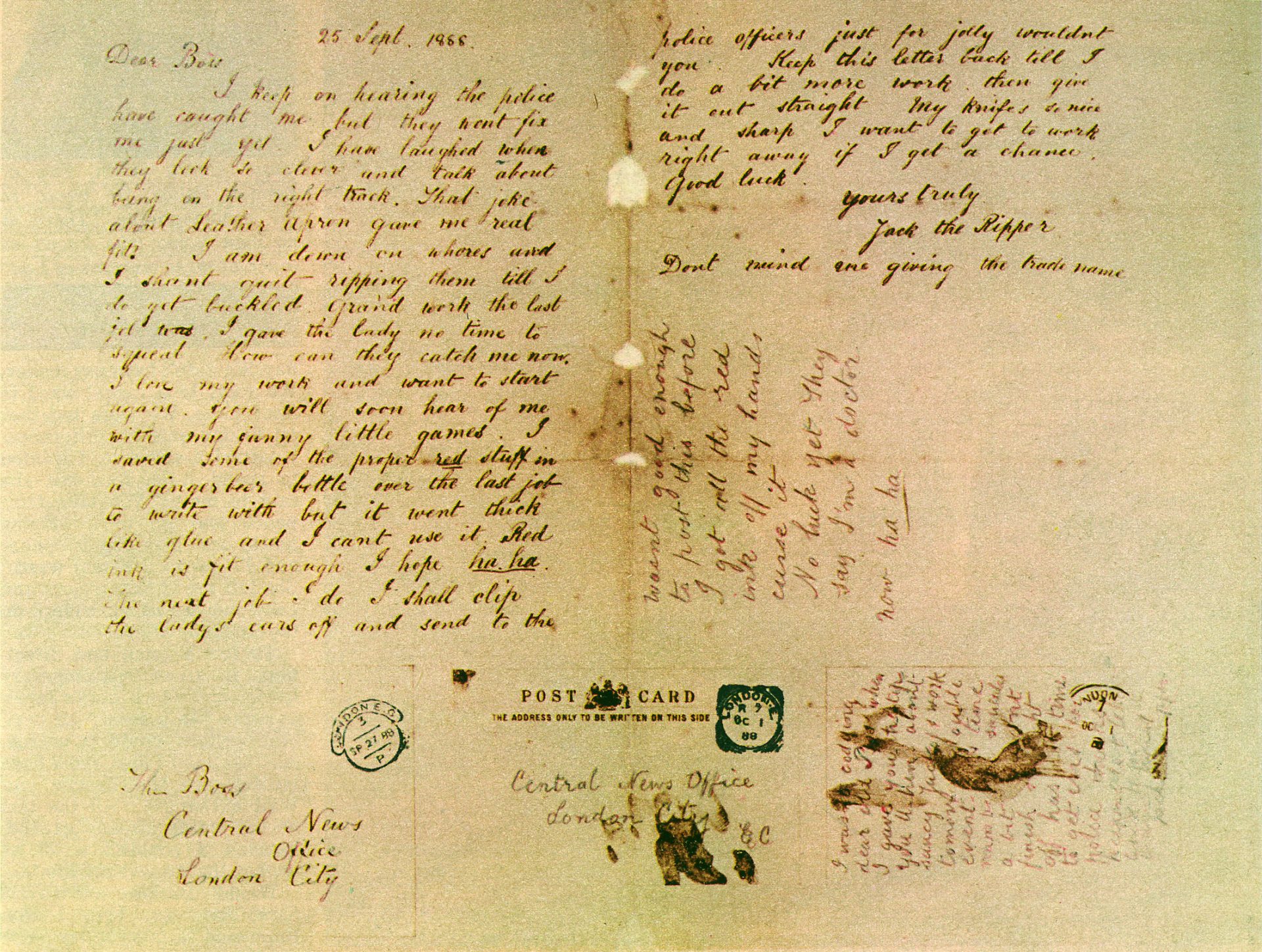 Stickstoff Zur ckhaltung Ton Jack The Ripper Dear Boss Letter Dim Stickstoff Zur ckhaltung Ton Jack The Ripper Dear Boss Letter Dim