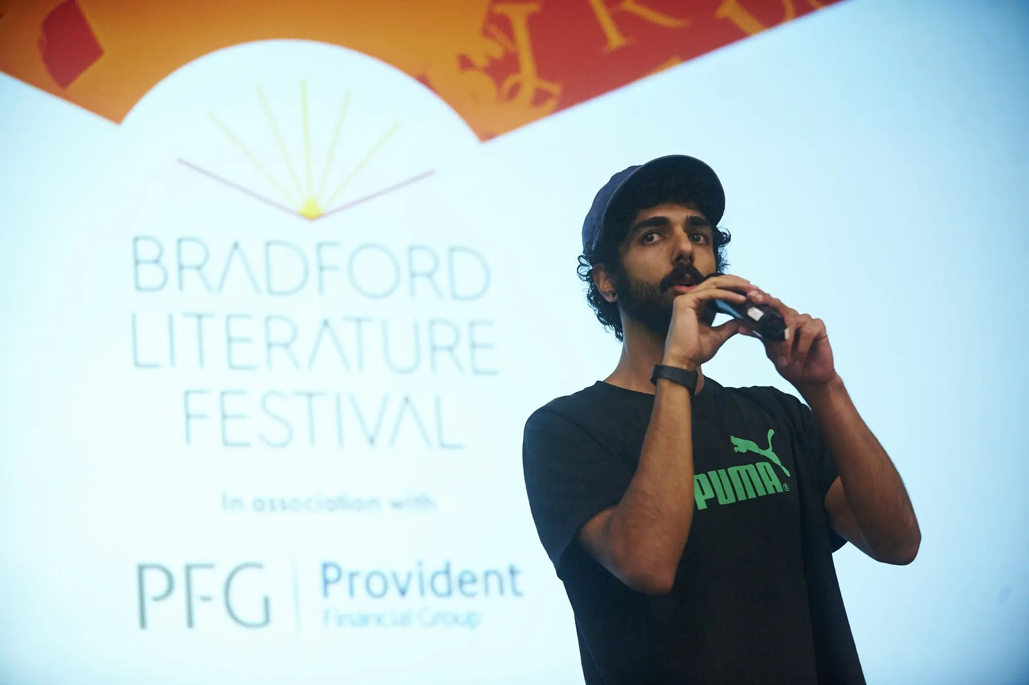 Amal at Bradford Literature Festival 2017 - Amal