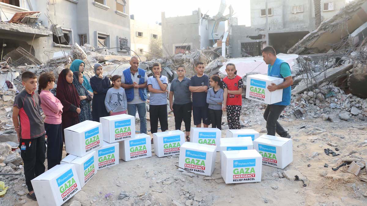 Our Team in Gaza - Orphans in Need