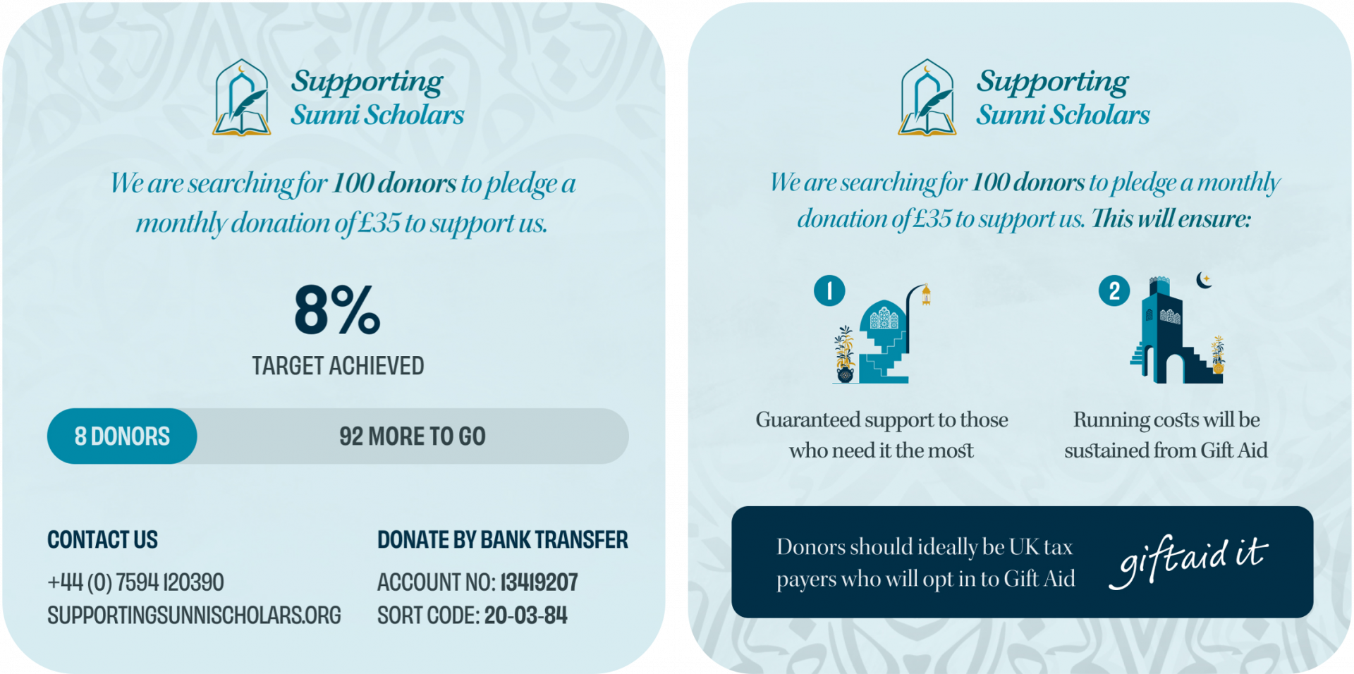 General Donation - Supporting Sunni Scholars