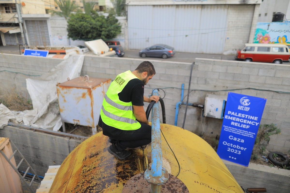 Distribution of Aid in Palestine - Global Ehsan Relief