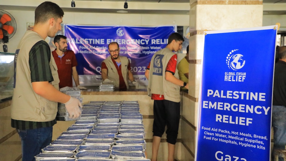 Distribution of Aid in Palestine - Global Ehsan Relief