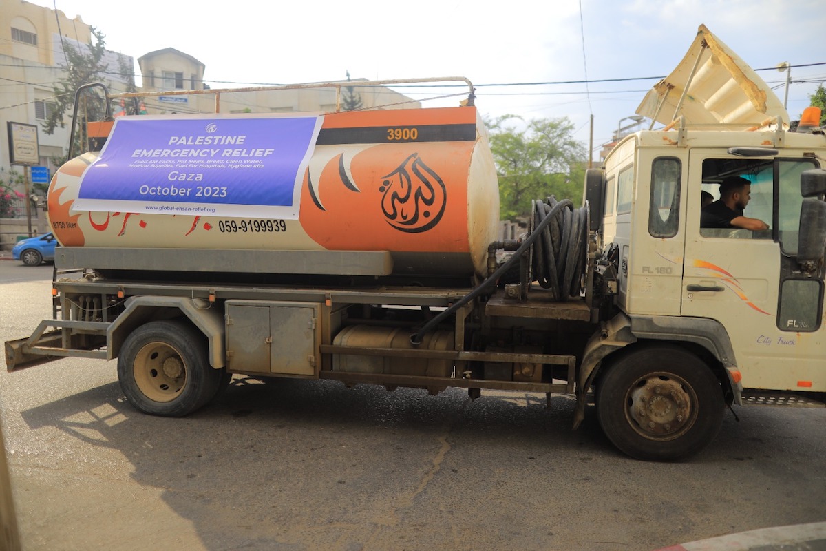 Distribution of Aid in Palestine - Global Ehsan Relief