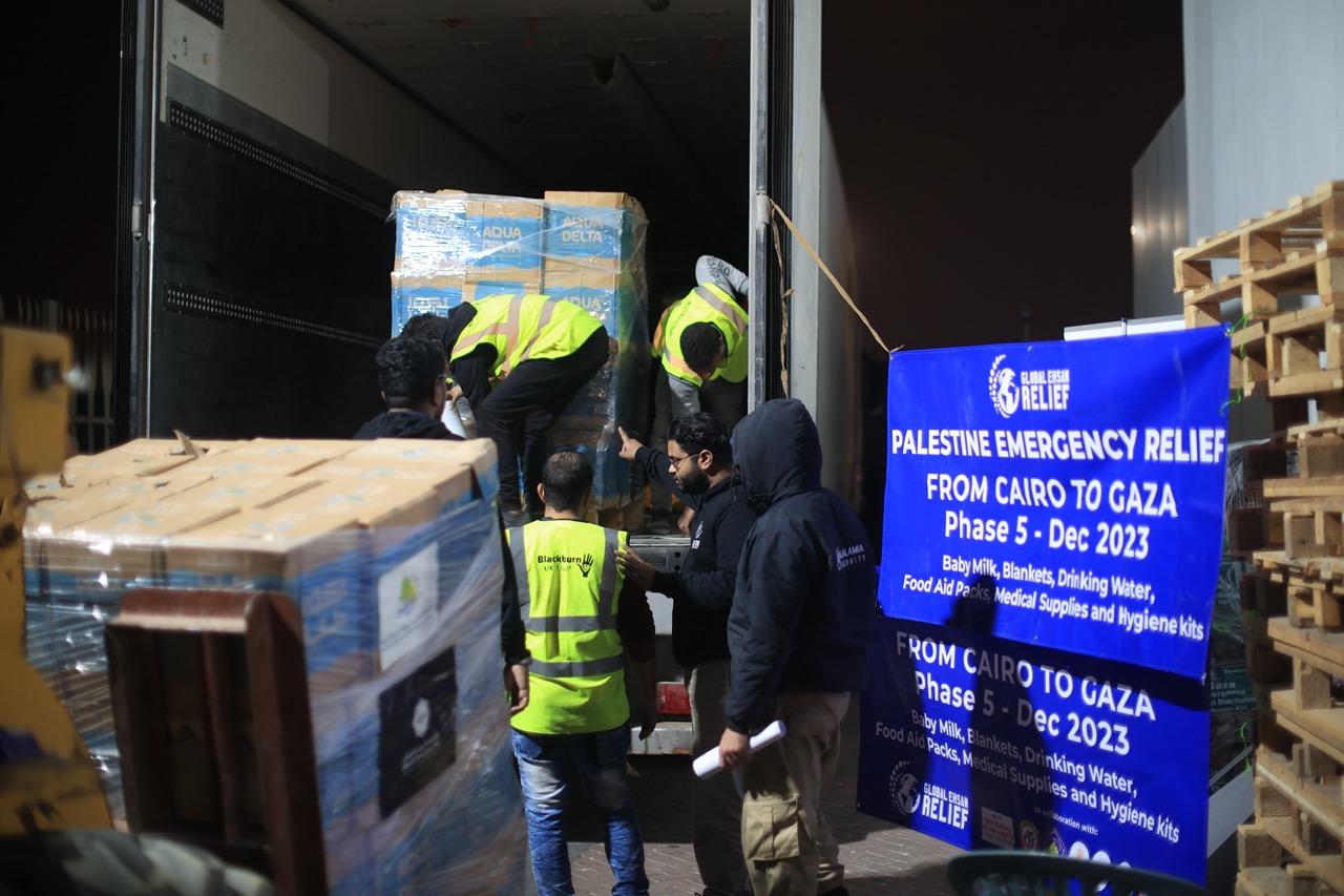 Distribution of Aid in Palestine - Global Ehsan Relief
