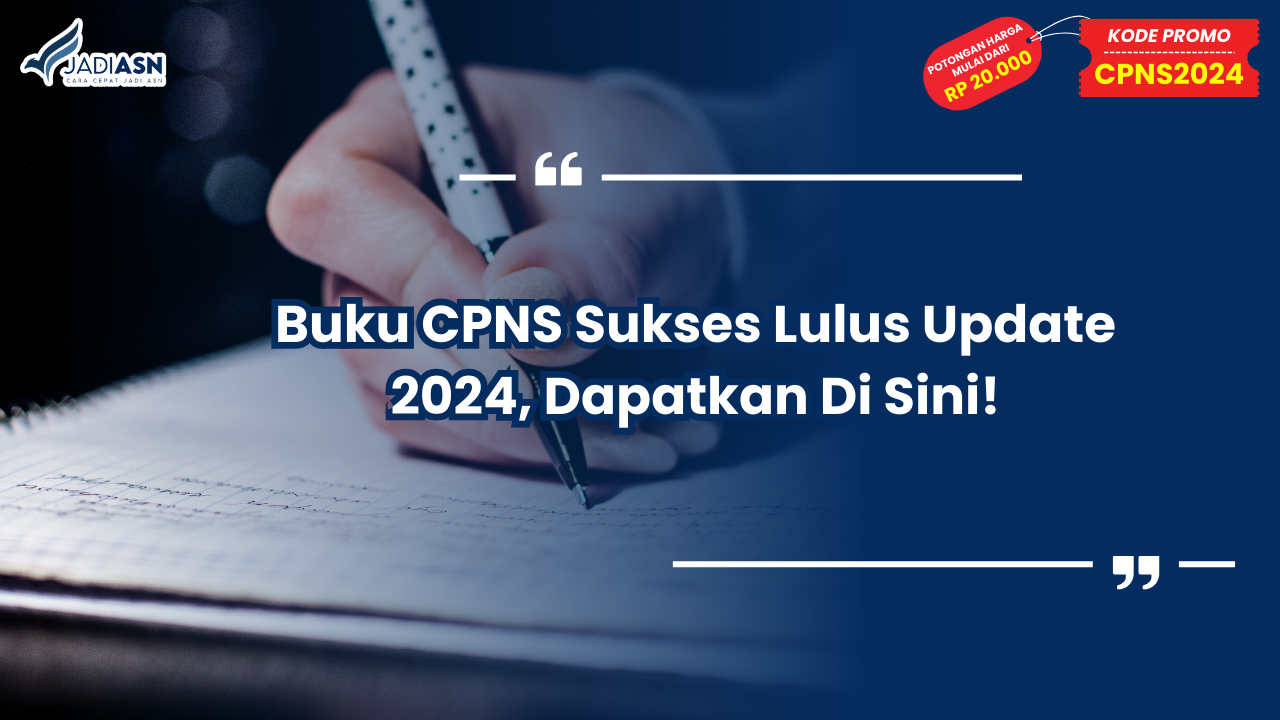 Buku CPNS Sukses Lulus Update 2024, Dapatkan Di Sini! - Bimbel CPNS ...