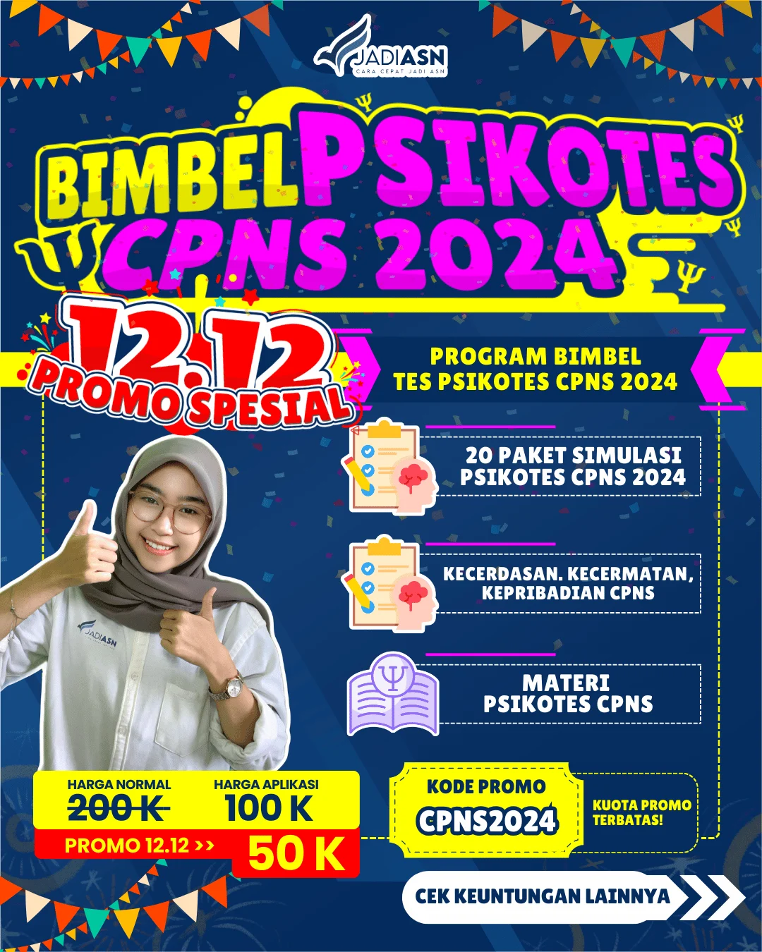 20 Contoh Soal Tes Psikotes CPNS 2023 dan Pembahasannya