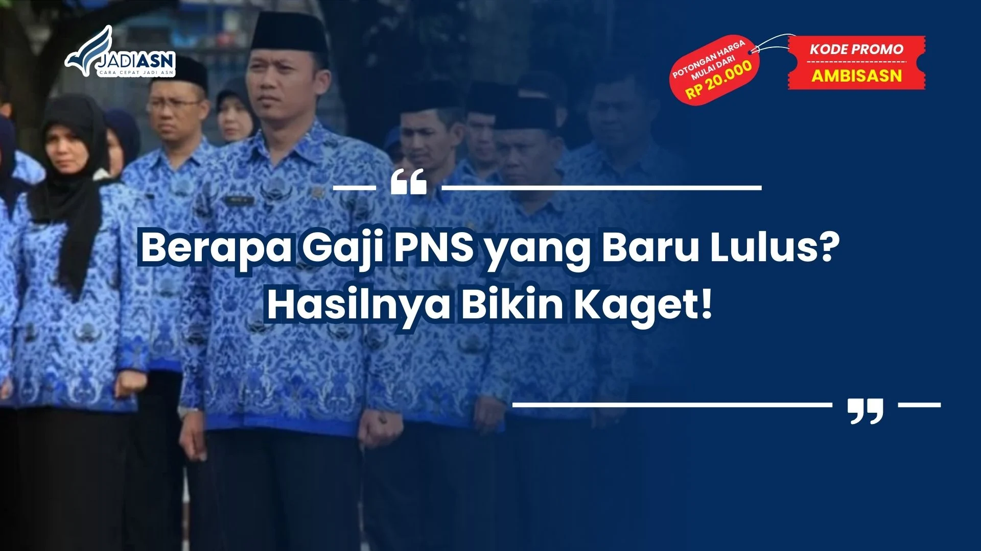 Berapa Gaji PNS yang Baru Lulus? Hasilnya Bikin Kaget! - Bimbel CPNS ...
