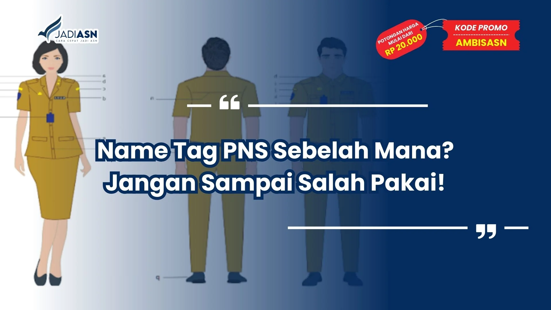 Name Tag PNS Sebelah Mana? Jangan Sampai Salah Pakai! - Bimbel CPNS ...