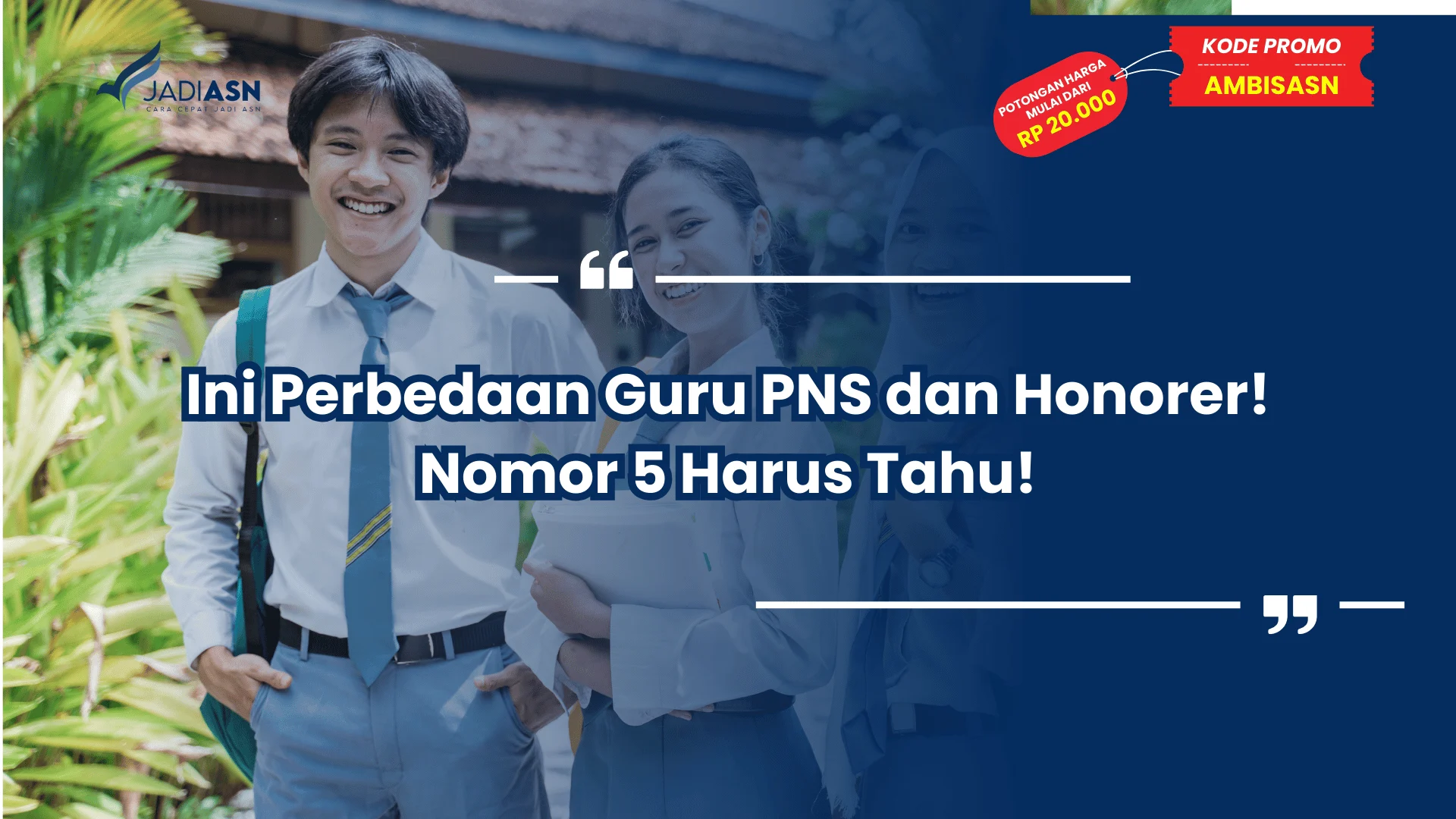 Ini Perbedaan Guru PNS dan Honorer! Nomor 5 Harus Tahu!
