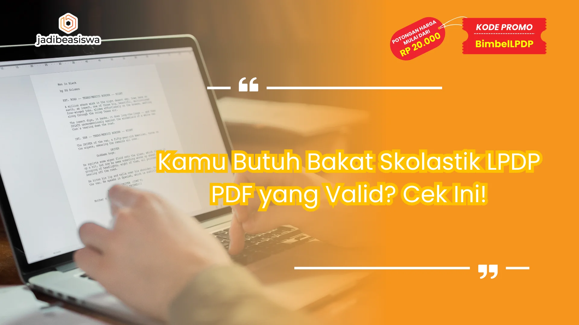Kamu Butuh Bakat Skolastik LPDP PDF yang Valid? Cek Ini! - Bimbel LPDP