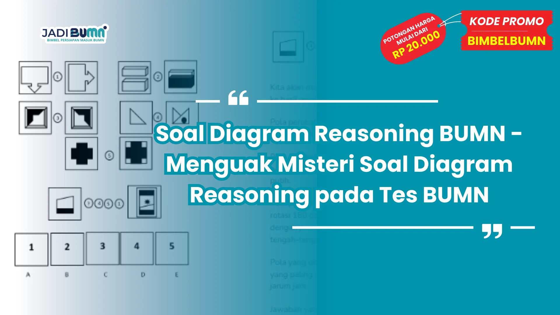 Soal Diagram Reasoning BUMN - Menguak Misteri Soal Diagram