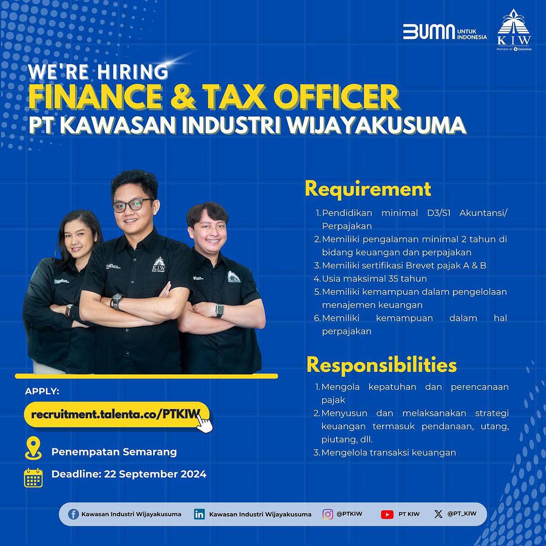 PT Kawasan Industri Wijayakusuma - Lowongan Kerja BUMN | Jadi BUMN